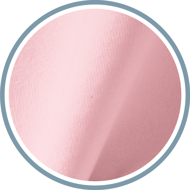 Světle růžová látka v odstínu BABY PINK | FUNNY-BUNNY